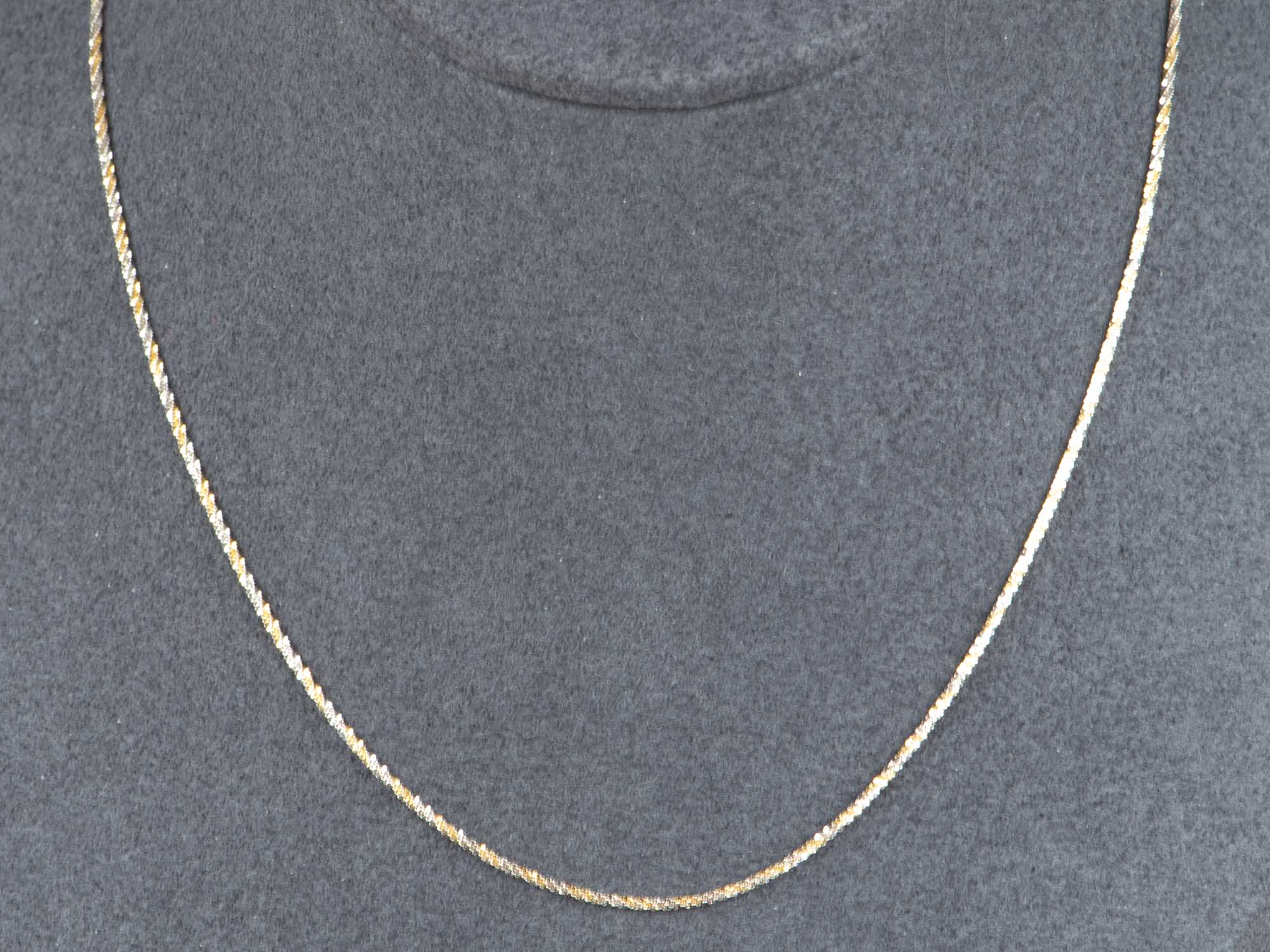 Dual tone gold chain store