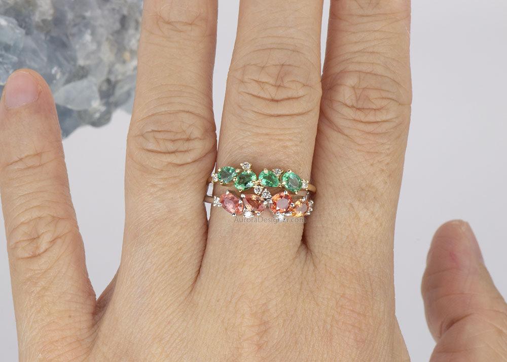 Designer Emerald Rings