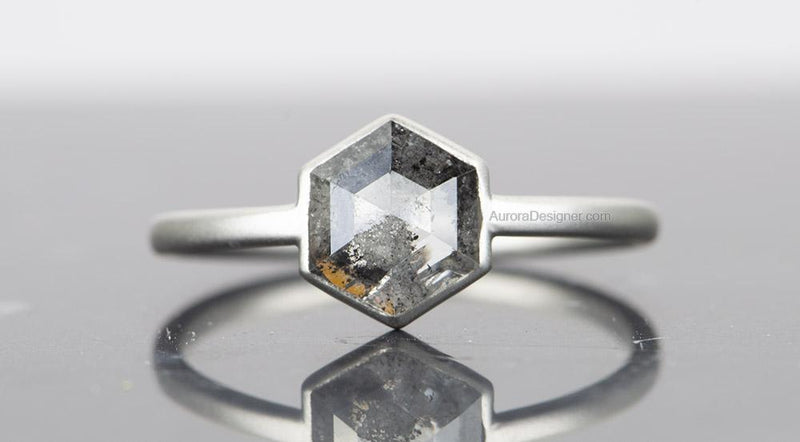 Aurora Designer - Ring Style - Bezel Set Low Profile Setting for ...